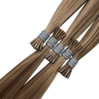 China 100% Remy Human Hair Keratin I Tip Hair Extensions 12-28 Inch 0.7g Strand No Shedding for sale