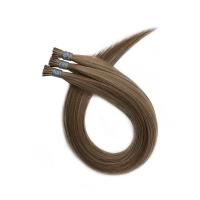 China 100% Remy Human Hair Keratin I Tip Hair Extensions 12-28 Inch 0.7g Strand No Shedding for sale