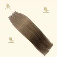 China Wholesale Natural Raw Tape Hair Extensions 100% Remy Human Hair 40g per Pack Dyeable for sale