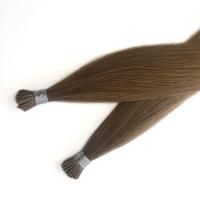 China Peruvian Remy Human Hair I Tip Extensions Double Drawn Cuticle Aligned 12-28 Inch for sale