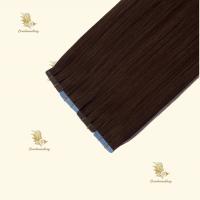 China 100% Remy Human Hair Tape in Hair Extensions Dark Brown 40g 60g 12-30 Inch for sale