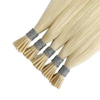 China 100% Remy Human Hair I Tip Hair Extensions 12-28 Inch Italian Keratin Glue Beads for sale