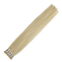 China 100% Remy Human Hair I Tip Hair Extensions 12-28 Inch Italian Keratin Glue Beads for sale