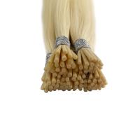China 100% Remy Human Hair I Tip Hair Extensions 12-28 Inch Italian Keratin Glue Beads for sale