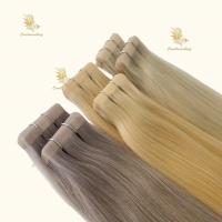 China Russian Tape in Hair Extensions 100% Remy Human Hair 18 Month Lifespan No Tangle 40g 60g for sale
