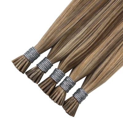 China 100% Remy Human Hair Keratin I Tip Stick Hair Extensions 16-24 Inch Straight Multi Color for sale