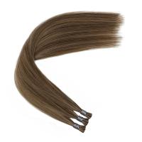 China 100% Remy Human Hair Keratin I Tip Stick Hair Extensions 16-24 Inch Straight Multi Color for sale