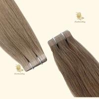 China European Double Drawn Human Hair Tape Hair Extensions 20inch 40g Seamless Tape Ins for sale