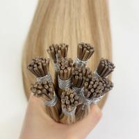 China Wholesale Russian Double Drawn I Tip Hair Extensions 100% Remy Human Hair 12-28 Inch 0.7g Strand for sale