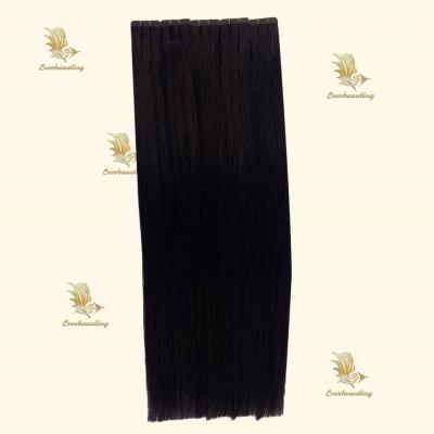 China Customized Request Double Drown Black Human Hair Tape in Pre-Bonded Stick Extension for sale