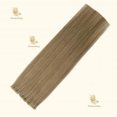China 100% Remy Human Hair Tape in Hair Extensions 40g 60g 12 to 30 Inch Long Straight for sale