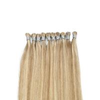 China 100% Remy Human Hair Keratin I Tip Hair Extensions 12-28 Inch 0.7g Strand for sale