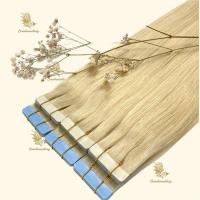 China 100 Remy Human Hair Tape in Hair Extensions 20 Inch Long Blonde Double Sided Tape for sale