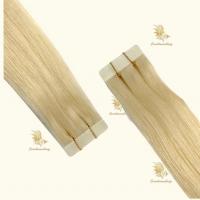 China 100 Remy Human Hair Tape in Hair Extensions 20 Inch Long Blonde Double Sided Tape for sale