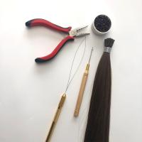 China Keratin Micro Link Raw Virgin Human Hair Pre Bonded I Tip Extensions 12-28 Inch Dyeable for sale