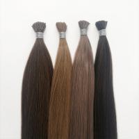 China Keratin Micro Link Raw Virgin Human Hair Pre Bonded I Tip Extensions 12-28 Inch Dyeable for sale