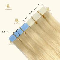 China 100% Remy Human Hair Tape Hair Extensions 40g Pack 18 Inch Silky Straight for sale