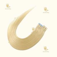China 100% Remy Human Hair Tape Hair Extensions 40g Pack 18 Inch Silky Straight for sale