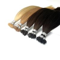 China Y Tip Russian Human Hair Extensions 12-28 Inch Double Drawn 100 Remy Keratin Pre Bonded for sale
