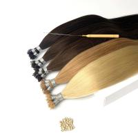 China Russian Nano Stick Y Tip Human Hair Extensions 100 Percent Remy Double Drawn 12 to 26 Inch for sale