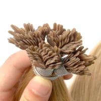 China Russian Pre Bonded Y Tip Human Hair Extensions 0.7g Strand Double Drawn 12-26 Inch for sale