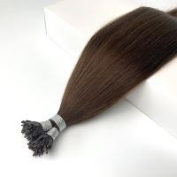 China Y Tip Keratin Hair Extensions 100% Remy Human Hair 12-28 Inch Jet Black Natural Color for sale