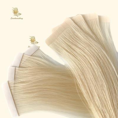 China Remy Human Hair Tape Hair Extensions 40g 60g Blonde Pre Bonded Seamless for sale