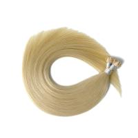 China 100% Remy Human Hair Y-Tip Extensions Straight Cuticle Aligned 12-26 Inch 0.7g Strand for sale