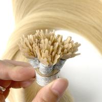 China 100% Remy Human Hair Y-Tip Extensions Straight Cuticle Aligned 12-26 Inch 0.7g Strand for sale