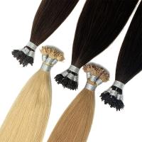 China 100% Remy Human Hair Y-Tip Hair Extensions 12-26 Inch Double Drawn Keratin Tip for sale