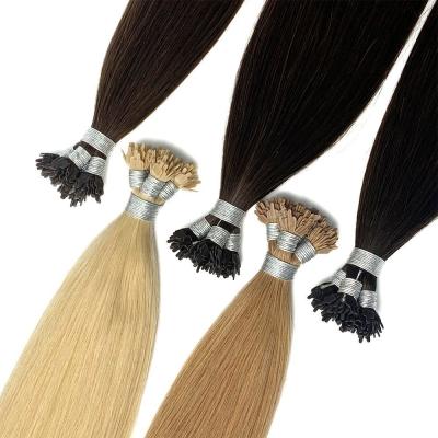 China 100% Remy Human Hair Y-Tip Hair Extensions 12-26 Inch Double Drawn Keratin Tip for sale