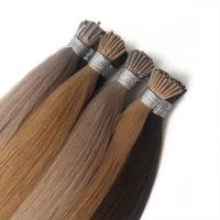 China 100 Remy Human Hair I Tip Extensions 12 28 Inch 0.7g Strand Wholesale for sale