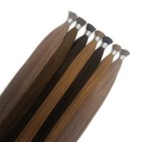 China 100 Remy Human Hair I Tip Extensions 12 28 Inch 0.7g Strand Wholesale for sale