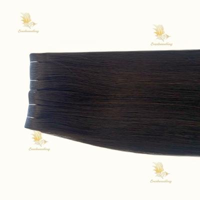 China Invisible Tape Hair Extensions 100% Remy Human Hair 4cm x 0.8cm Seamless Virgin Technology for sale