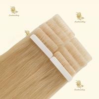 China 100 Remy Human Hair Seamless Injected Hand Tied Tape Hair Extensions 12-26 Inch for sale