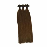 China Custom Double Drawn Raw Russian Remy Human Hair Keratin Flat Tip Extensions 12-26 Inch for sale