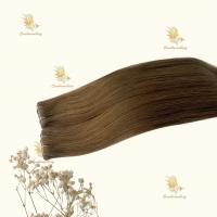 China 20inch Invisible Tape Hair Extensions 100% Virgin Remy Human Hair Double Drawn 40g Pack for sale
