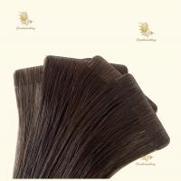 China 100% Remy Human Hair Invisible Tape Extensions Bone Straight 12-26 Inch Dark Color for sale
