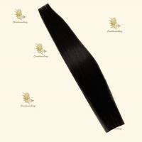 China 100% Remy Human Hair Invisible Tape Extensions Bone Straight 12-26 Inch Dark Color for sale