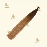 China Balayage Color Keratin I Tip Hair Extensions 100% Remy Human Hair 1g Strand 50cm for sale