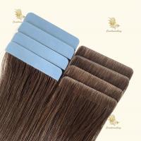 China Invisible Seamless Virgin Hair Tape Extensions 100% Remy Human Hair 40g Pack 12-26 Inch for sale