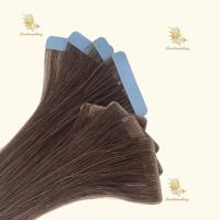 China Invisible Seamless Virgin Hair Tape Extensions 100% Remy Human Hair 40g Pack 12-26 Inch for sale