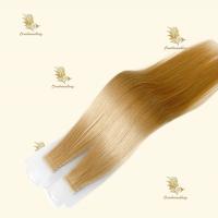 China Russian Blonde Virgin Remy Human Invisible Tape Hair Extensions 12-26 Inch 40-50g for sale