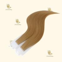 China Russian Blonde Virgin Remy Human Invisible Tape Hair Extensions 12-26 Inch 40-50g for sale