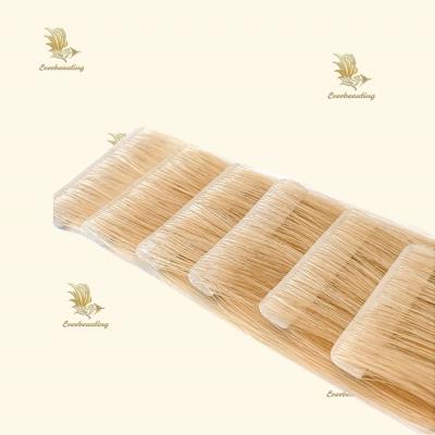 China Custom Pre-Bonded Blonde Russian Remy Human Hair Tape In Extensions 12-26 Inch for sale