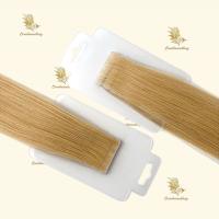 China Custom Pre-Bonded Blonde Russian Remy Human Hair Tape In Extensions 12-26 Inch for sale