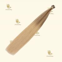 China Double Drawn Balayage Color Italian Keratin I Tip Hair Extensions 100g Set for sale