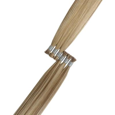 China Customized Balayage I-Tip Hair Extensions 100% Remy Human Hair 12-28 Inch 0.7g Strand for sale