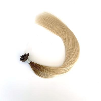 China 100% Remy Human Hair Pre Bonded Flat Tip Extensions Double Drawn 12-26 Inch Italian Keratin for sale