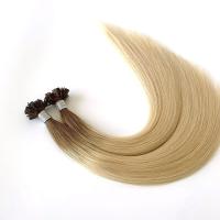 China 100% Remy Human Hair Pre Bonded Flat Tip Extensions Double Drawn 12-26 Inch Italian Keratin for sale